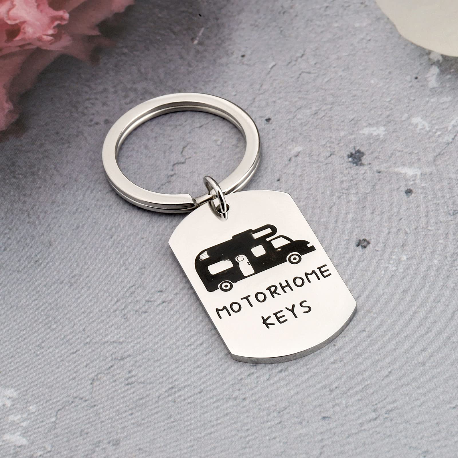 Lywjyb Birdgot Motorhome Gift Camping Gift Motorhome Keys Outdoor Adventure Gift for Happy Camper (Motorhome Keys)