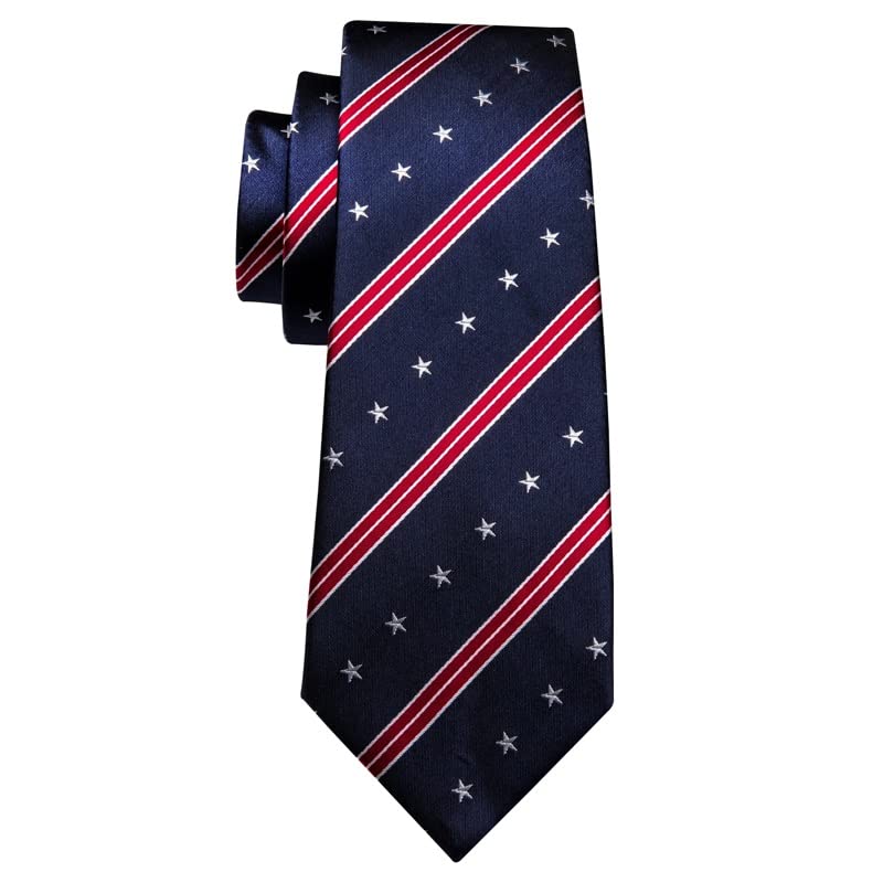 LXXSH Men Tie Set Silk Navy Handkerchief Ties for Men Gift Wedding Business Designer Necktie (Color : A, Size : One Size)