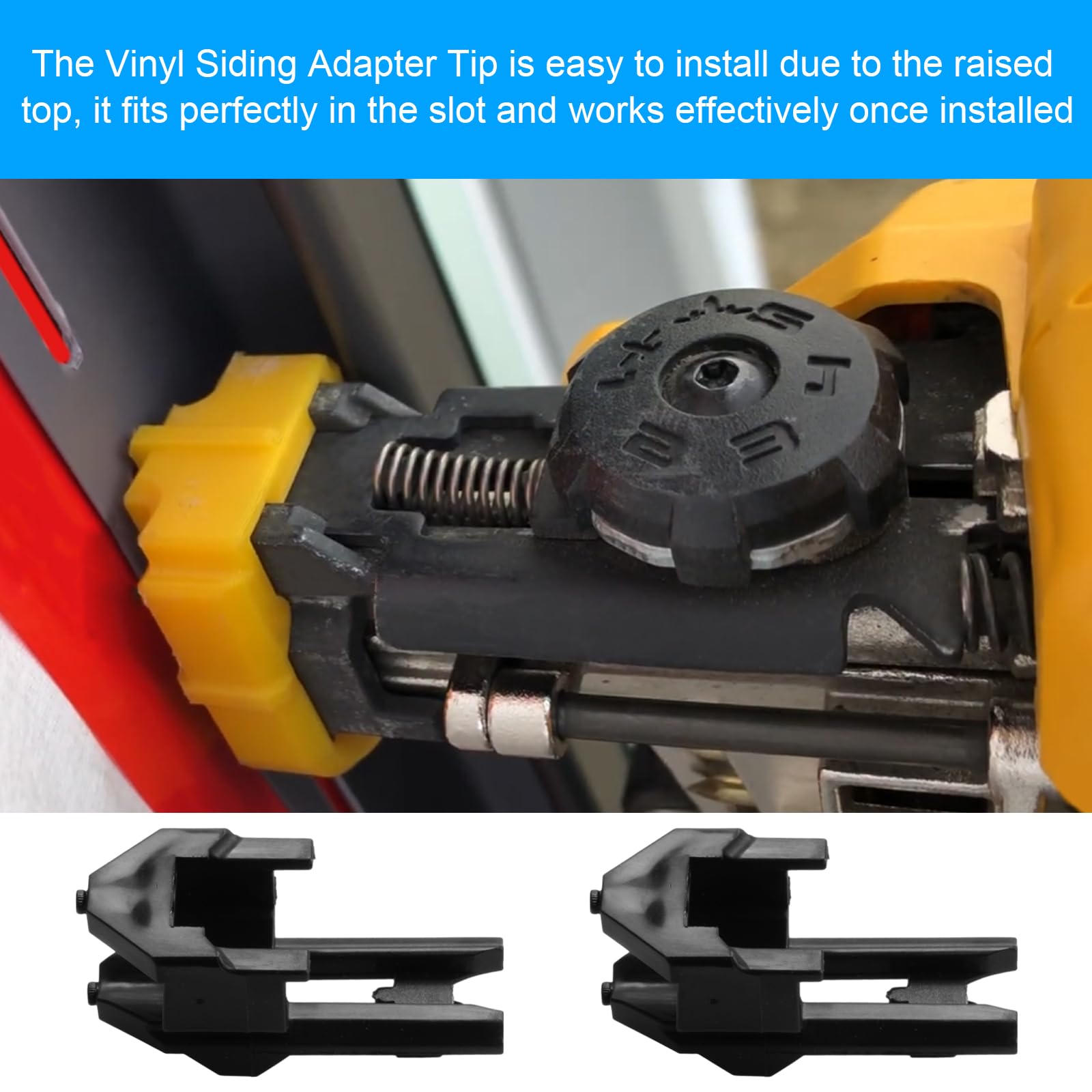 Vinyl Siding Adaptor Tip for-Dewalt Roofing Nailer Cordless 20v ,for Dewalt Roofing Nailer Siding Adapter DCN45RND1, DCN45RN, DCN45RNB(2-pack)