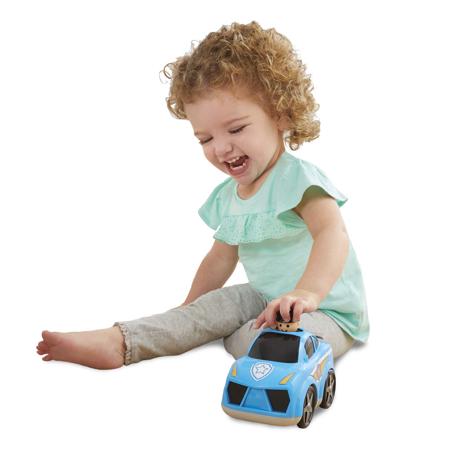 Kidoozie Press ‘n Zoom Police Car - Developmental Activity Toy for Toddlers Ages 12 Months and Older - Great for Fine Motor Skills and Visual Development!