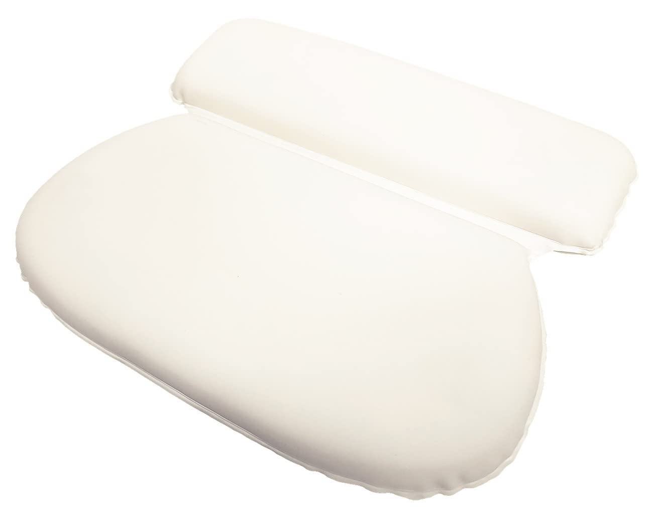 Yhanbelle Ergonomic Bath Pillow, Relaxing Spa Tub Cushion,Waterproof Bathtub Head Neck Support with 5 Non-Slip Suction Cups,Fits Curved or Straight Back Tubs