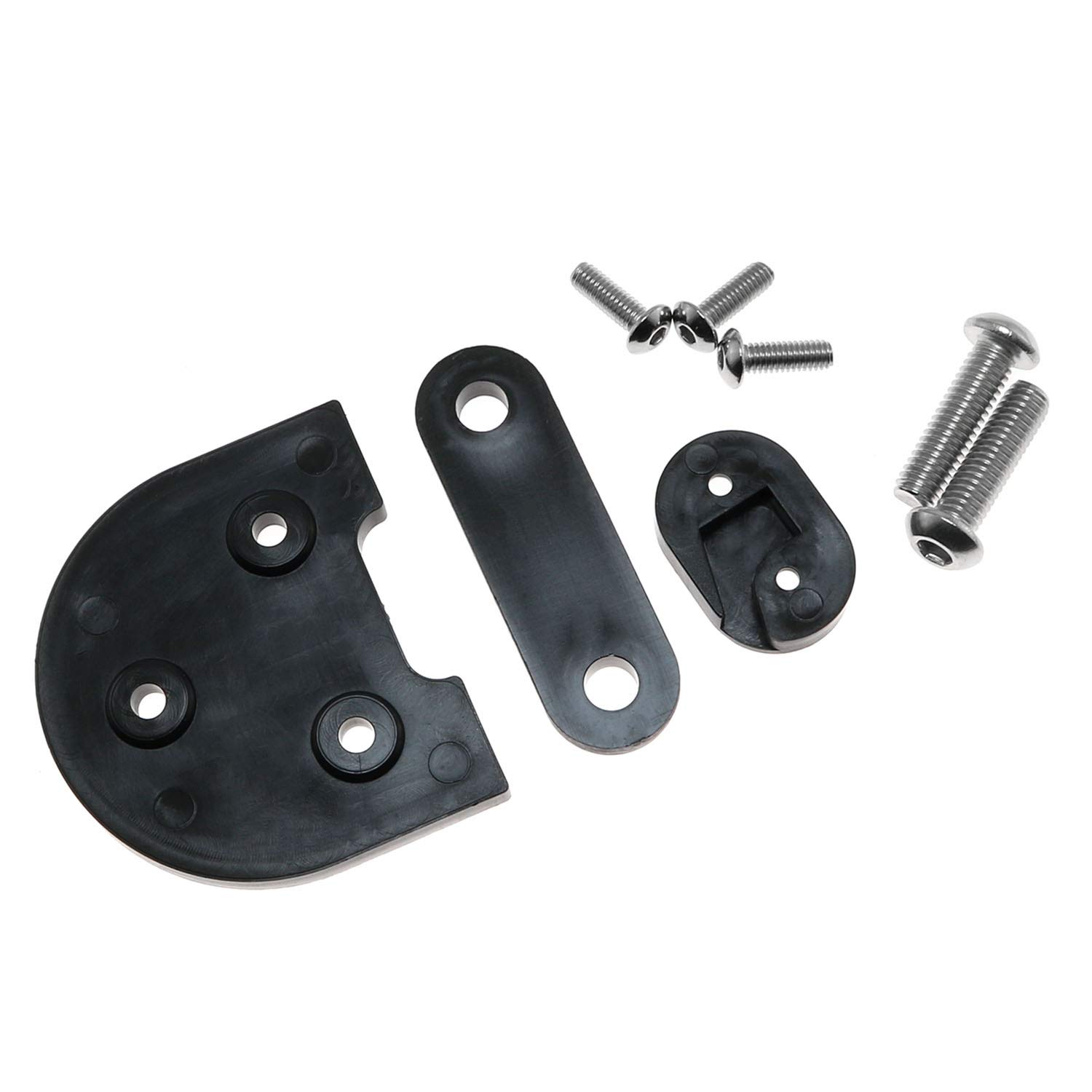 Maxmoral 1Set Scooter Accessories Upgrade Wheel Rear Fender Bracket Gasket for Xiaomi M365 Electric Scooter Black