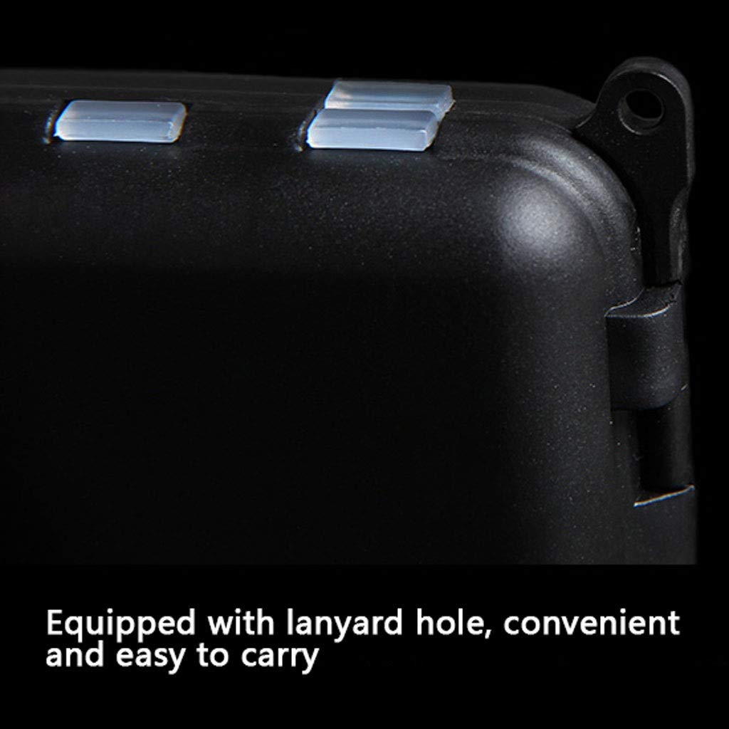 Multifunction Tackle Storage Box Fishing Gear Accessories Box Bait Box Small And Convenient Fish Hook Box Parts Box Storage Box Special Tool Box Plastic Bait Fake Bait Box Excellent waterproof perform