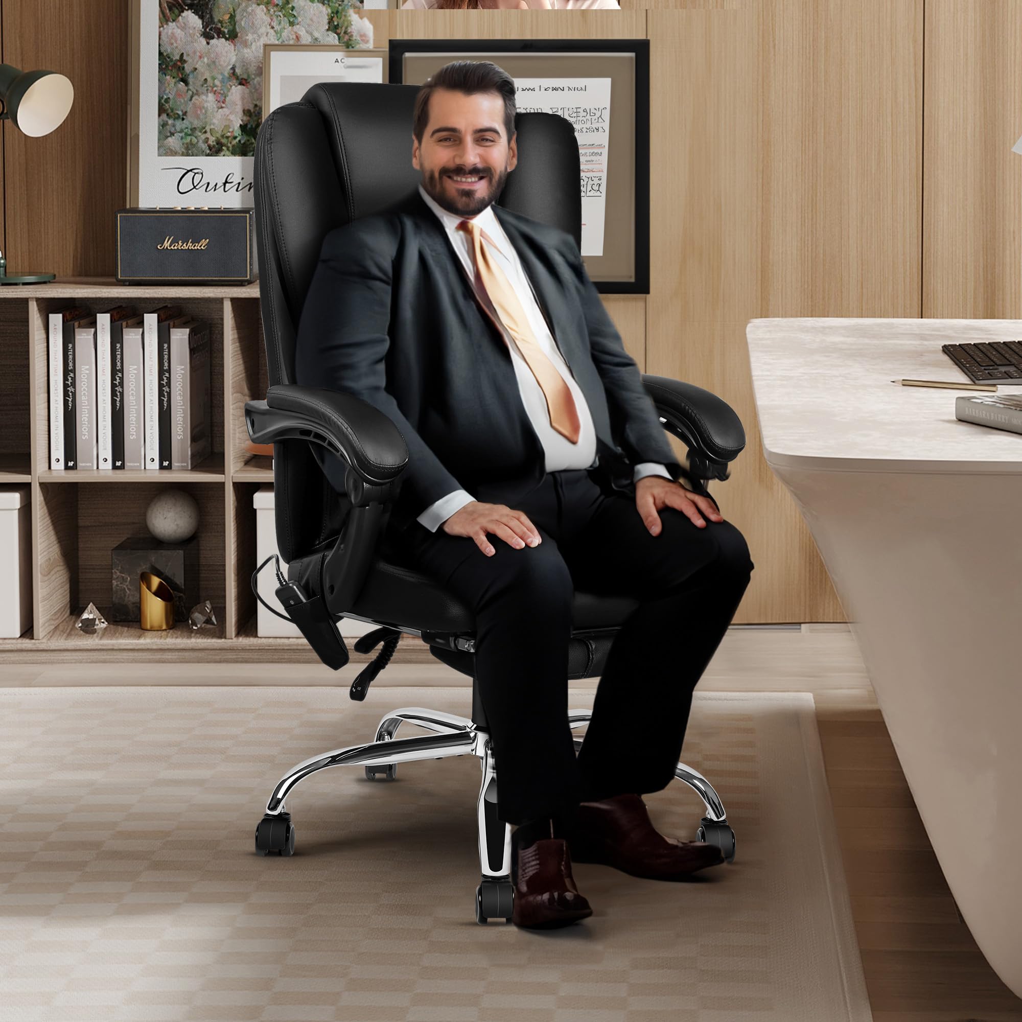 jamege Vibrating Massage Office Chair