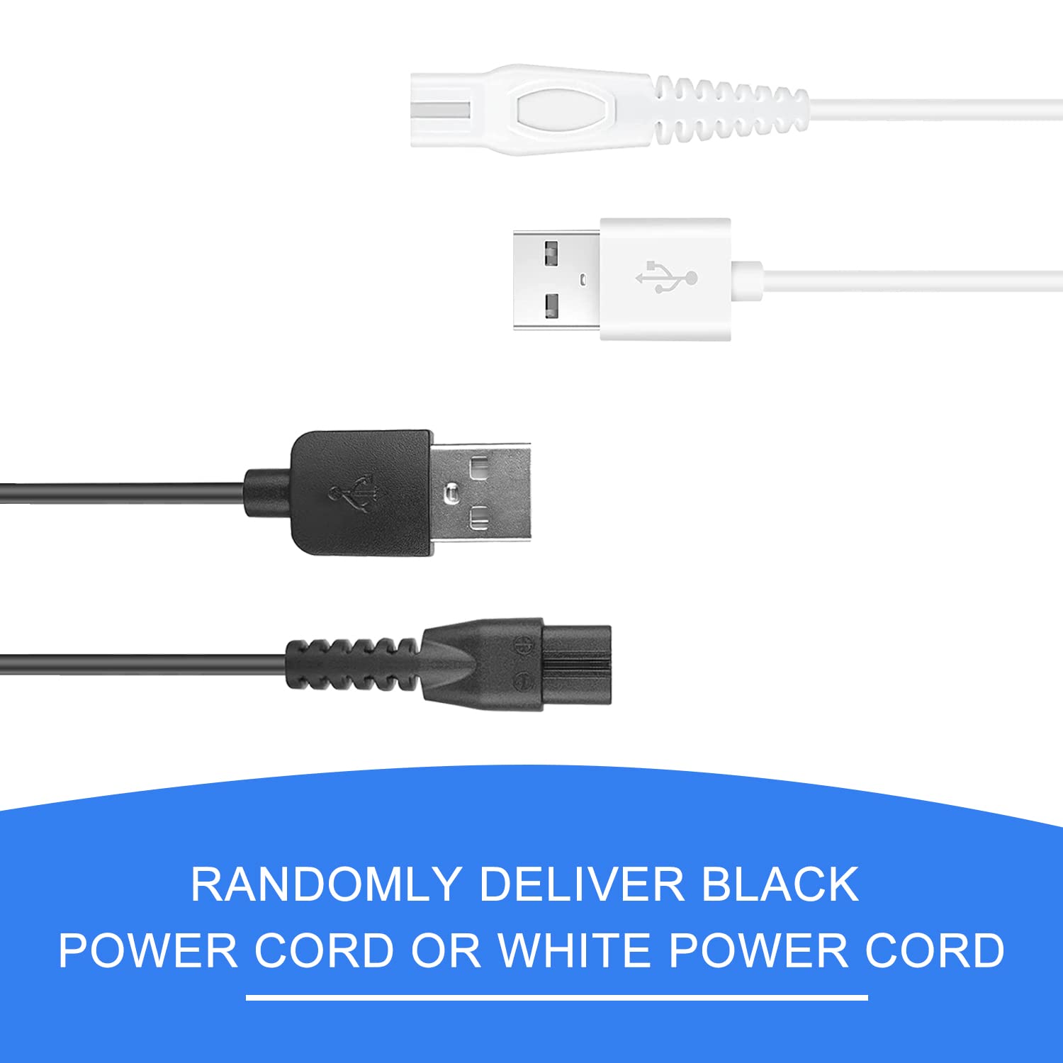 USB Hair Clippers Power Cord for Replacement limural hair Clippers Charger Cord And Compatible Meridian Shaver Charging Cable.