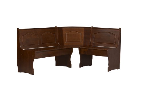 Linon Chelsea Walnut Corner Unit