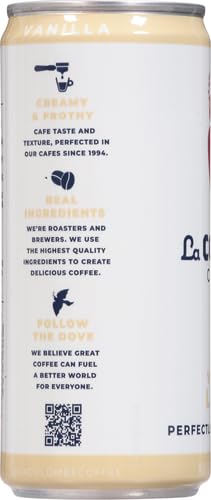 La Colombe Vanilla Draft Latte - 9 Fluid Ounce - Cold-Pressed Espresso and Frothed Milk + Vanilla - Made with Real Ingredients - Grab and Go Coffee