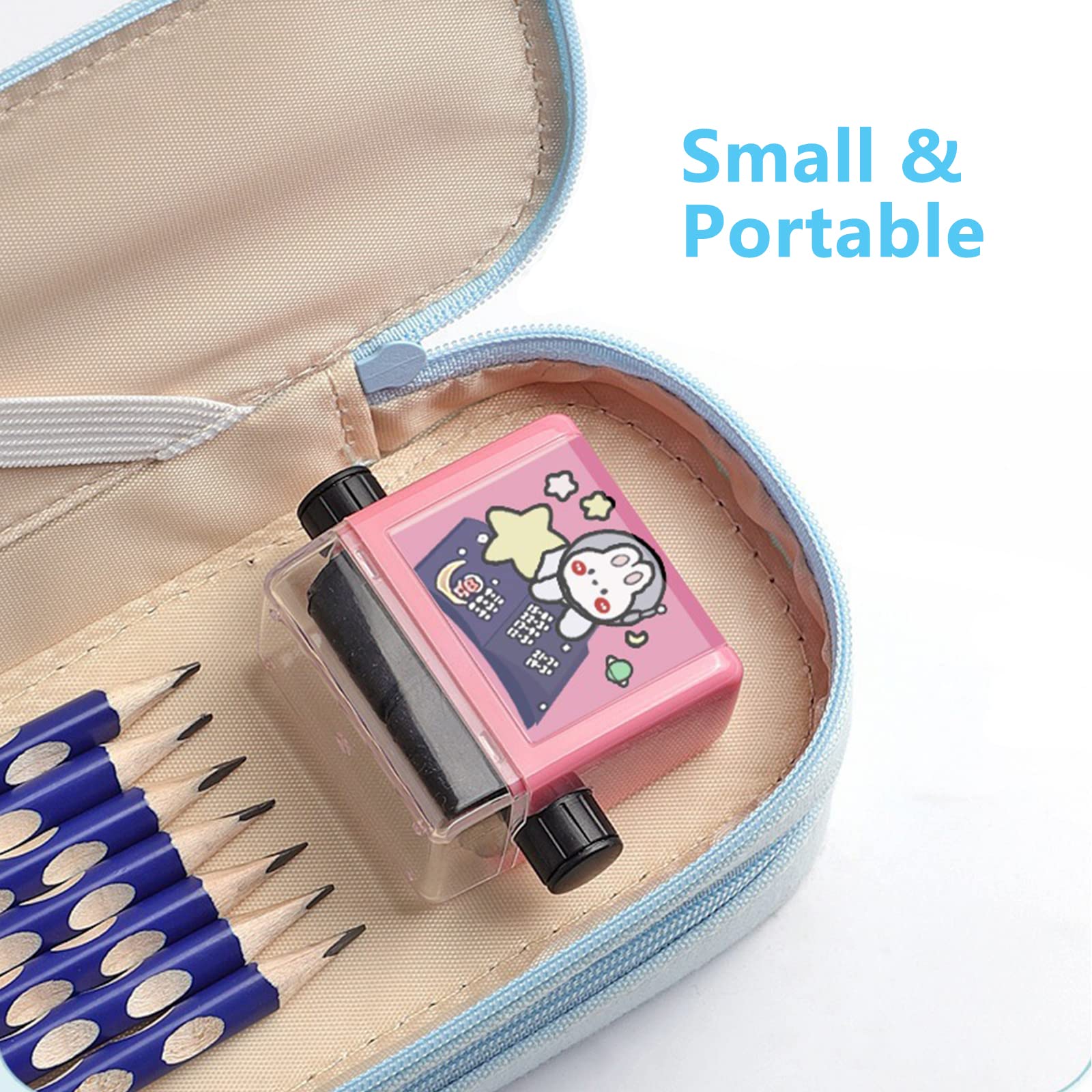 Smart Math Roller Stamps for Kids,2PCS Addition and Subtraction Teaching Stamps,Smart Math Roller Stamps Practice Tools Within 100 Learning Toy for Preschool Kindergarten Home Teacher Supplies