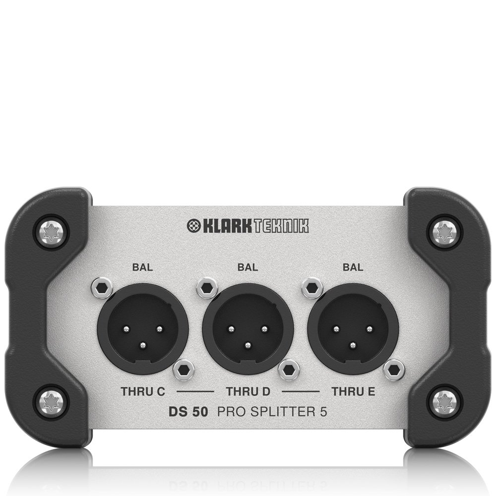 Klark teknik PRO SPLITTER 5 DS 50 Passive 1-In/5-Out Signal Splitter with Extended Dynamic Range