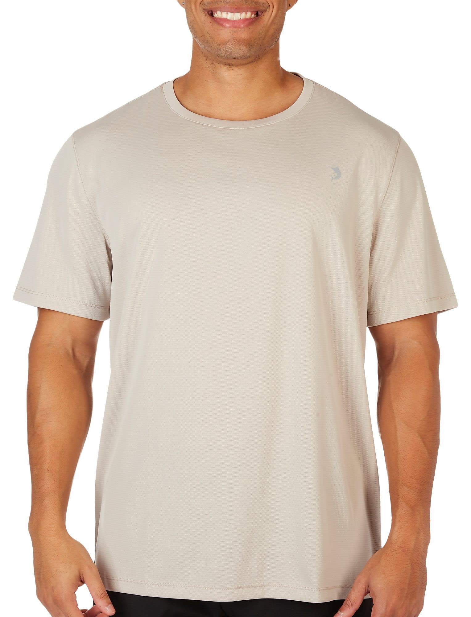 Reel Legends Mens Freeline Pointelle Short Sleeve Top X-Large Toast/hosiery