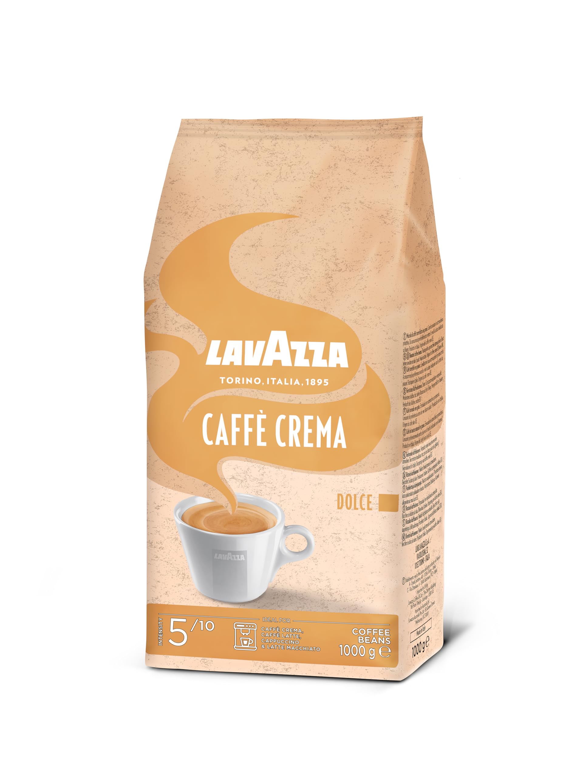 Lavazza Caffè Crema Dolce, 1er Pack (1 x 1 kg Packung)