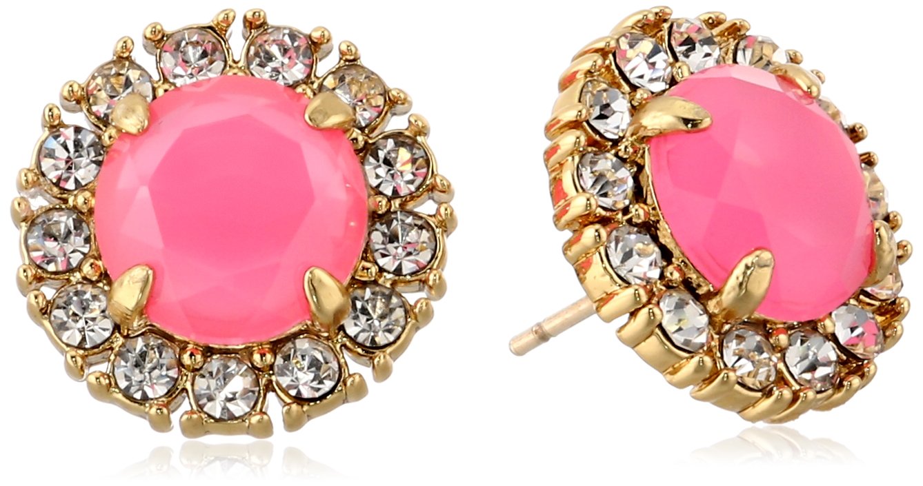 kate spade new york "Secret Garden" Floral Pink Stud Earrings
