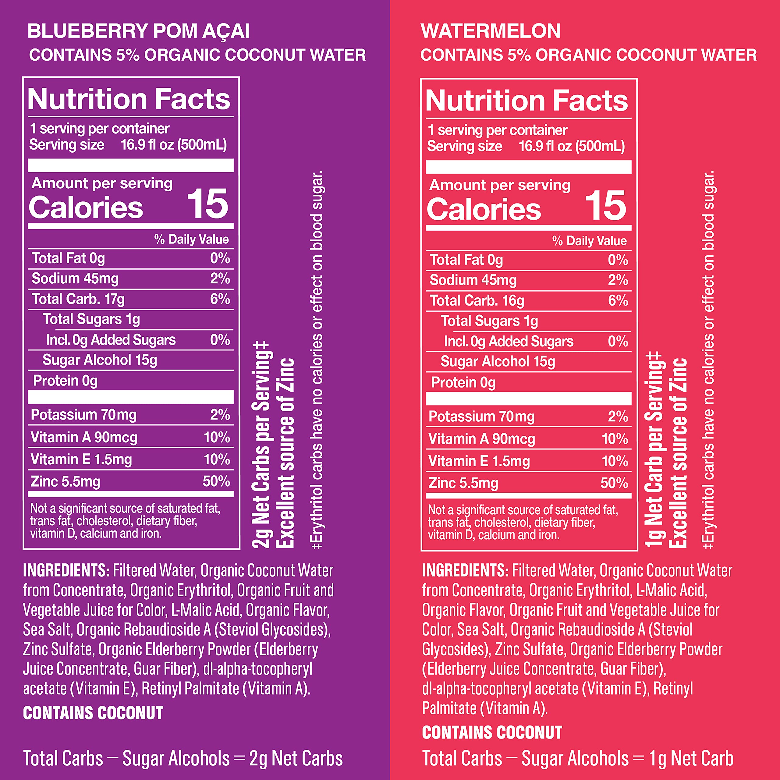 MyMuse Organic Immunity Supporting Enhanced Water, 4 Flavor Variety (12 Pack), 16.9oz, Zero Sugar Added, With Zinc, Vitamin A & E, Elderberry, Low Calories, Healthy, Low Carb, Keto Friendly