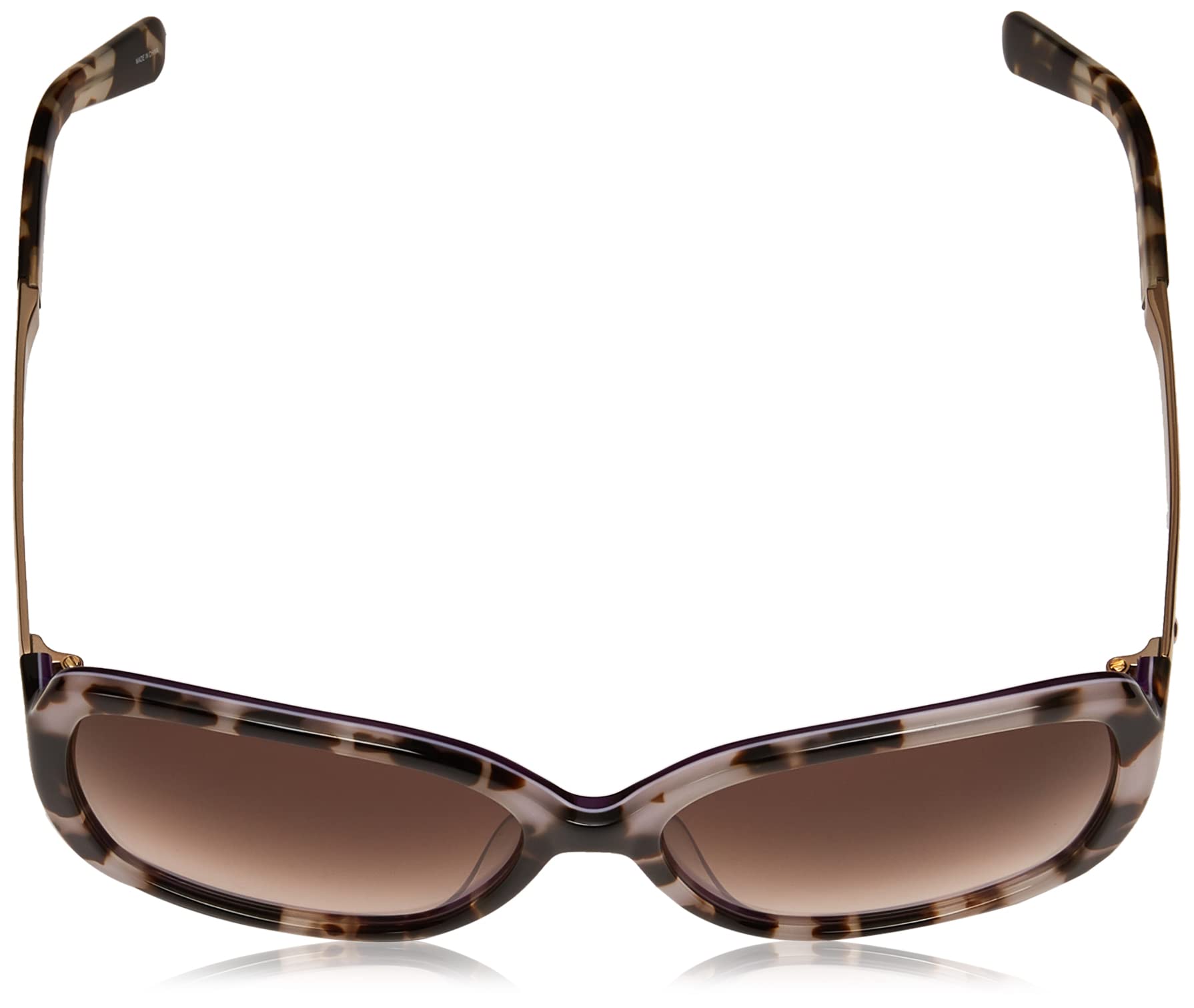 Kate Spade New York Women's Darilynn Square Sunglasses, Tortoise Lavender & Brown Gradient, 58 mm