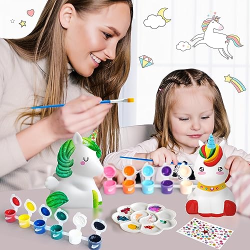 Innorock Unicorn Night Light Paint Kit Arts Crafts for Kids Ages 3-9