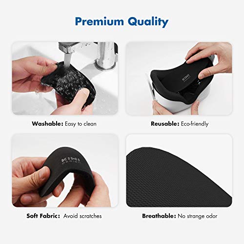 KIWI design Lens Protector Compatible with Quest 2 Accessories, Lens Cover Compatible with Quest 2, Quest 1, Rift S, Valve Index, Pico 4 and HP Reverb G2 (Basic)