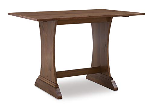 Linon Pine Breakfast Table and Bench Patrik Nook