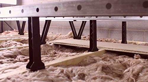 LoftZone StoreFloor Uni-Support Storage Rack, Engineered Wood, 18-Pack