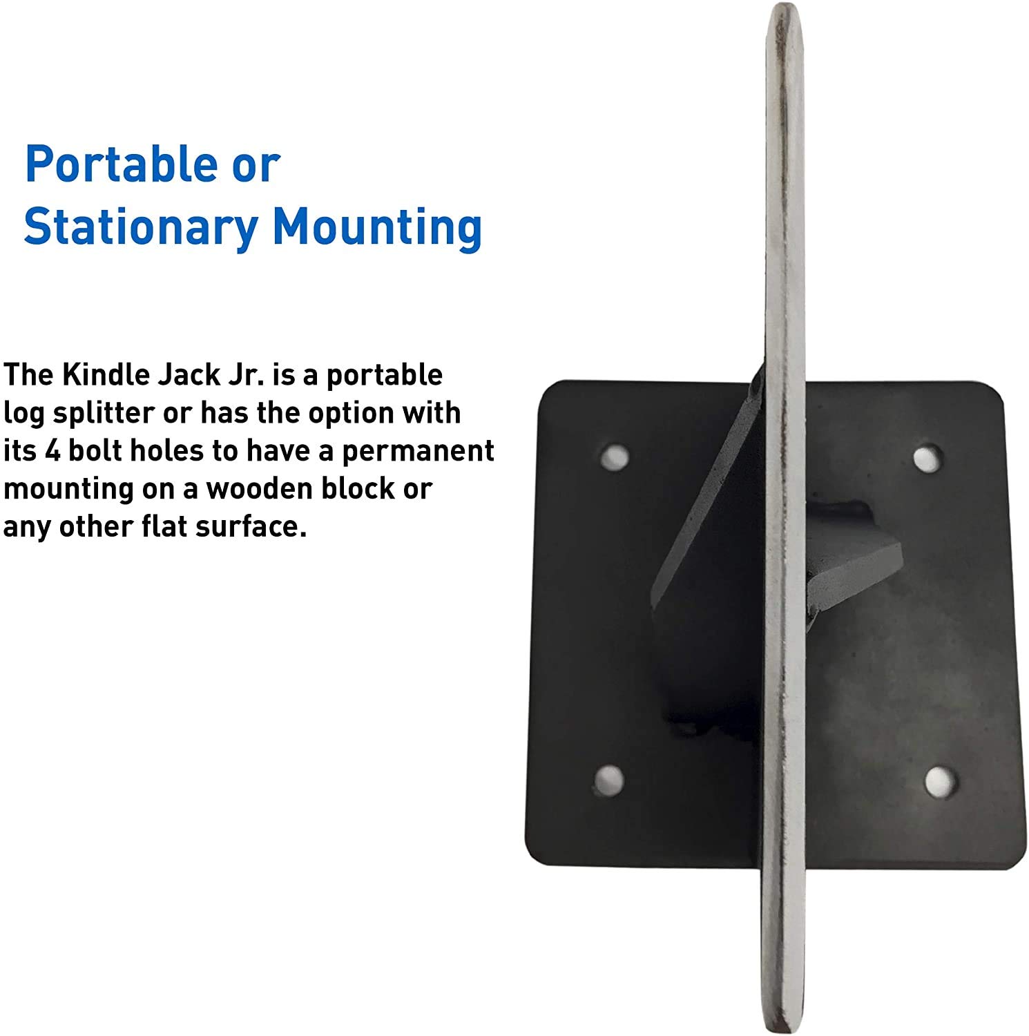 Kindling Jack Jr.- The Firewood Kindling Tool Wood Log Splitter Blade Wedge - Replaces Hand Axes