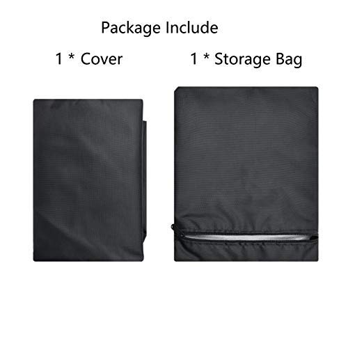 TheElves Fire Pit Cover,28 Inch Patio Fire Pit Covers Square Gas Firepit Table Cover for Outdoor Propane Fire Pit - 28x28x25inch