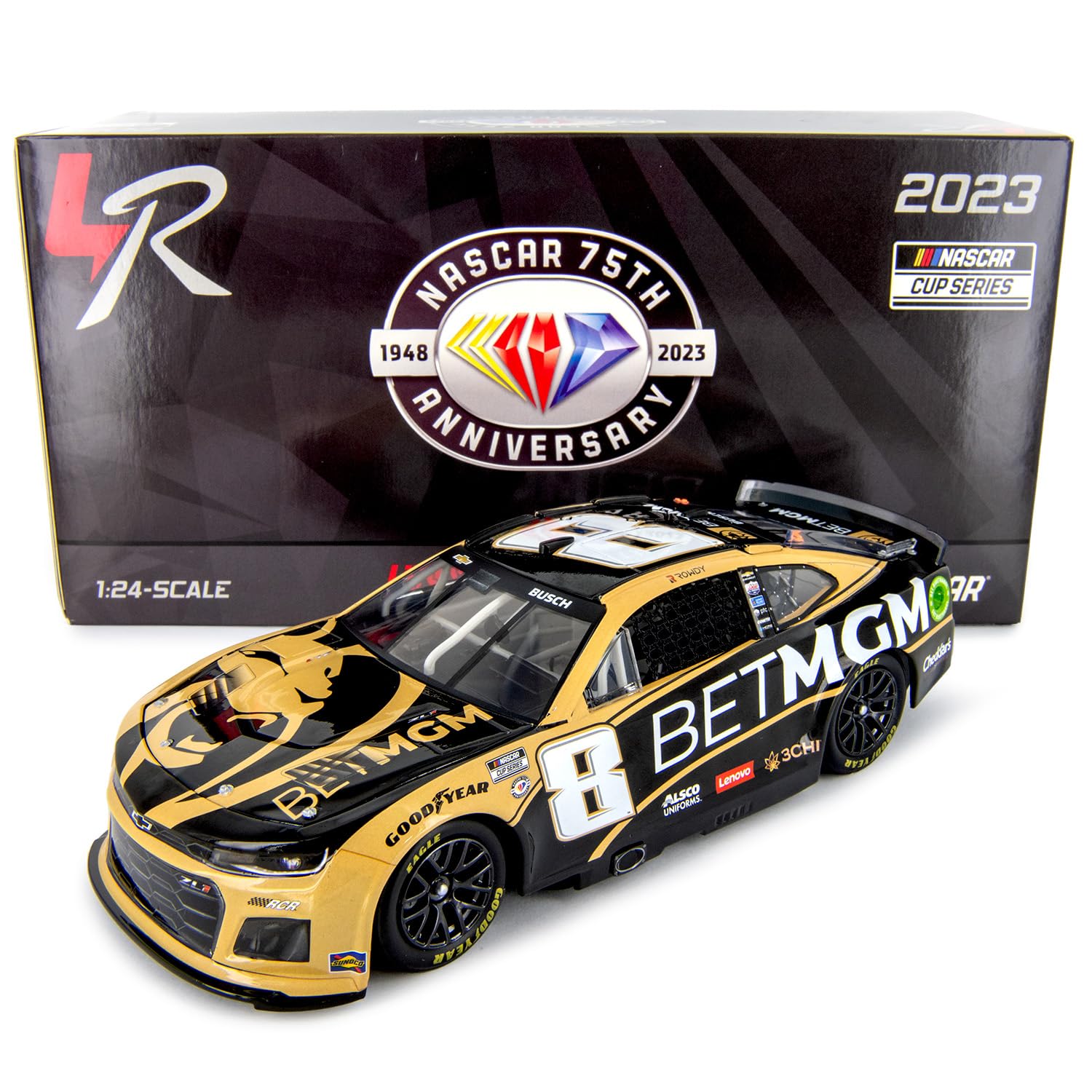 Lionel Racing Kyle Busch 2023 BetMGM Diecast Car 1:24 Scale
