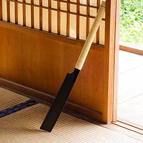 SUIZAN Japanese Hand Saw 10.5 Inch Kataba Single Edge Pull Saw for Woodworking Tools Gifts