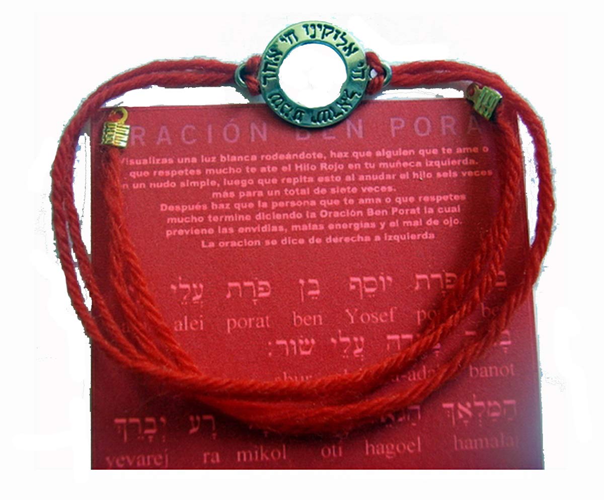 Kabbalah Red String Pulsera Autentico Hilo Rojo Cabala by Israel