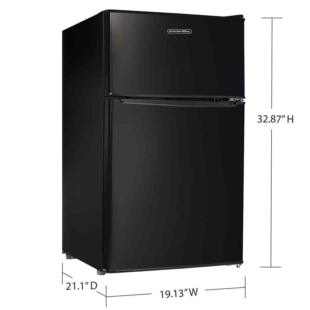 Proctor Silex Compact Refrigerator Under Counter Mini Fridge