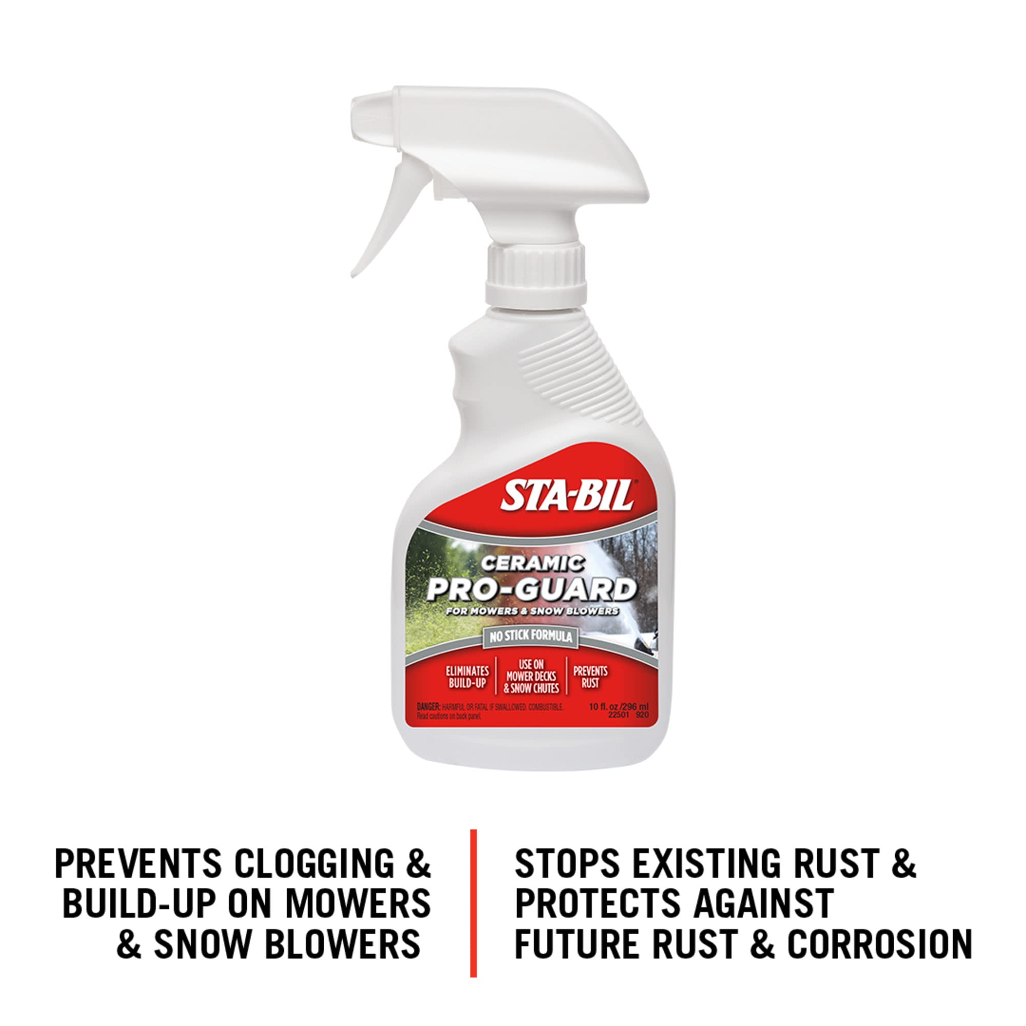 STA-BIL Ceramic Pro Guard β Ceramic Protection for Lawn Mowers and Snowblowers β Non-Stick Formula β 10oz Packaging May Vary