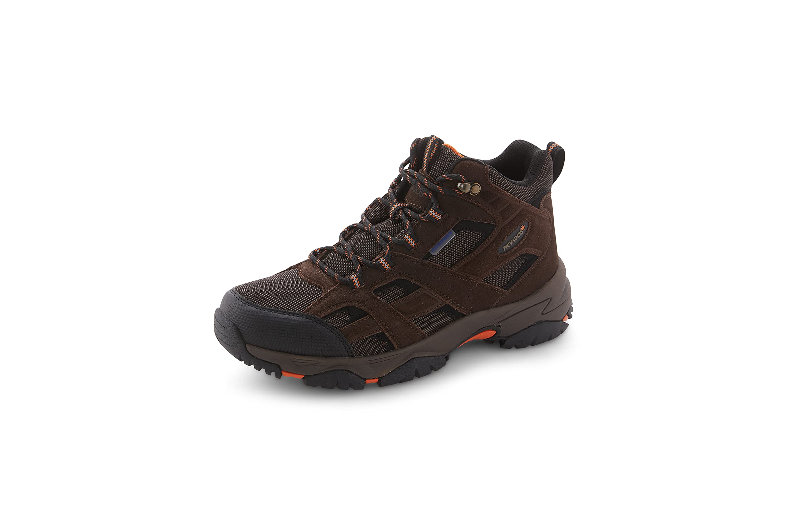 Nevados XP Men's Rubicon Mid Waterproof Hiking Boots | Flexible & Lightweight for Trail, Walking, Summer Outdoors | Comfortable w/Memory Foam | Rugged Carbon Rubber Sole