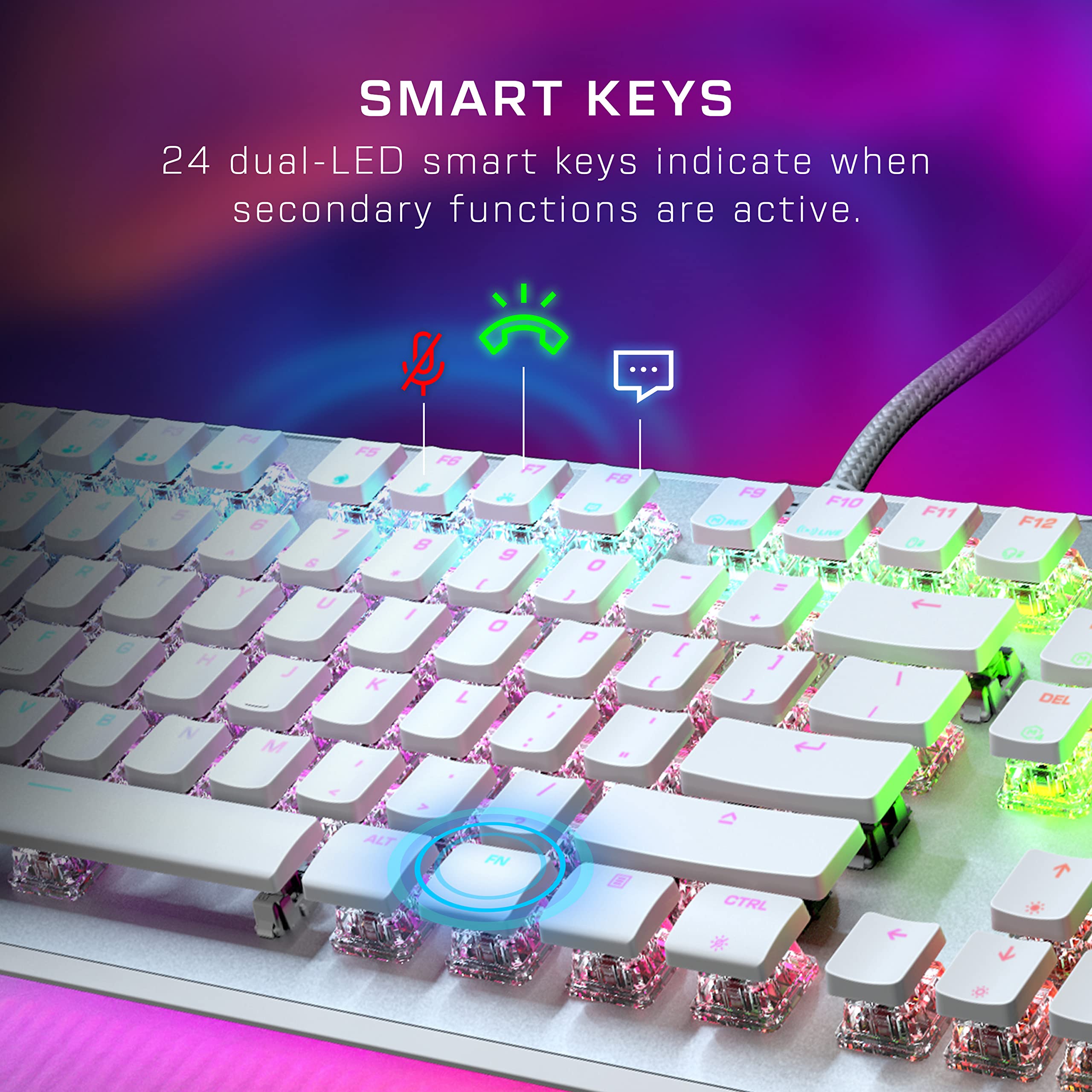 ROCCAT Kone XP Air Wireless Gaming Mouse and Vulcan II Max Optical-Mechanical Gaming Keyboard Bundle