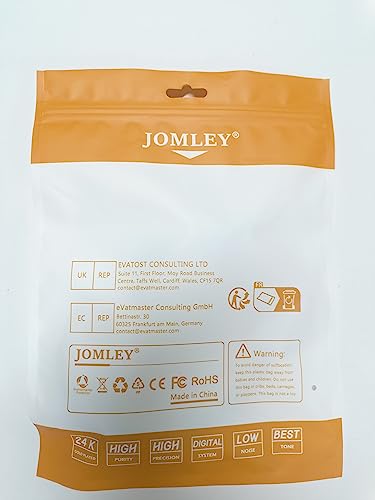 JOMLEY Mini XLR to XLR Cable, 3 Pin Mini XLR Female (TA3F) to Regular XLR Male Pro Lapel Microphone Cable - 3.3ft