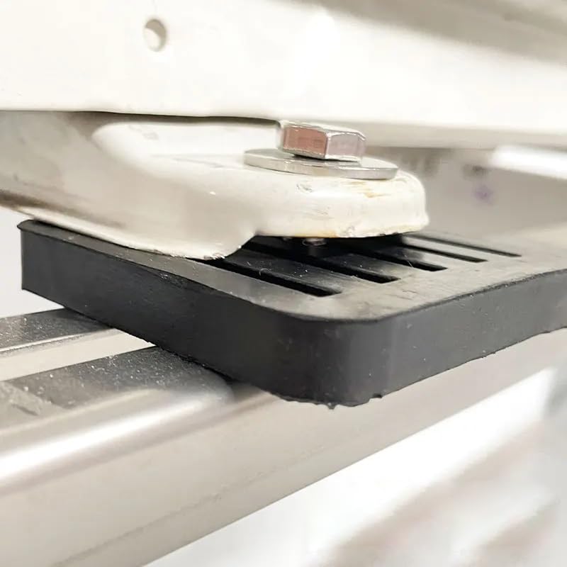 RecDec 4 Pack Mini Split Anti-Vibration Pads Wall Mounting Bracket Isolator Rubber Pad Damper Shock Absorbing Feet for Ductless Air Conditioner Heat Pump System Outdoor Condenser Unit A/C HVAC