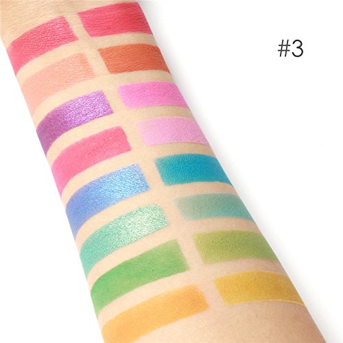 MARIA AYORA Professional Eyeshadow Palette Makeup,16 Colors Ultimate Highly Pigmented Eye Shadow Cosmetics Pallet,Brights,1 Count
