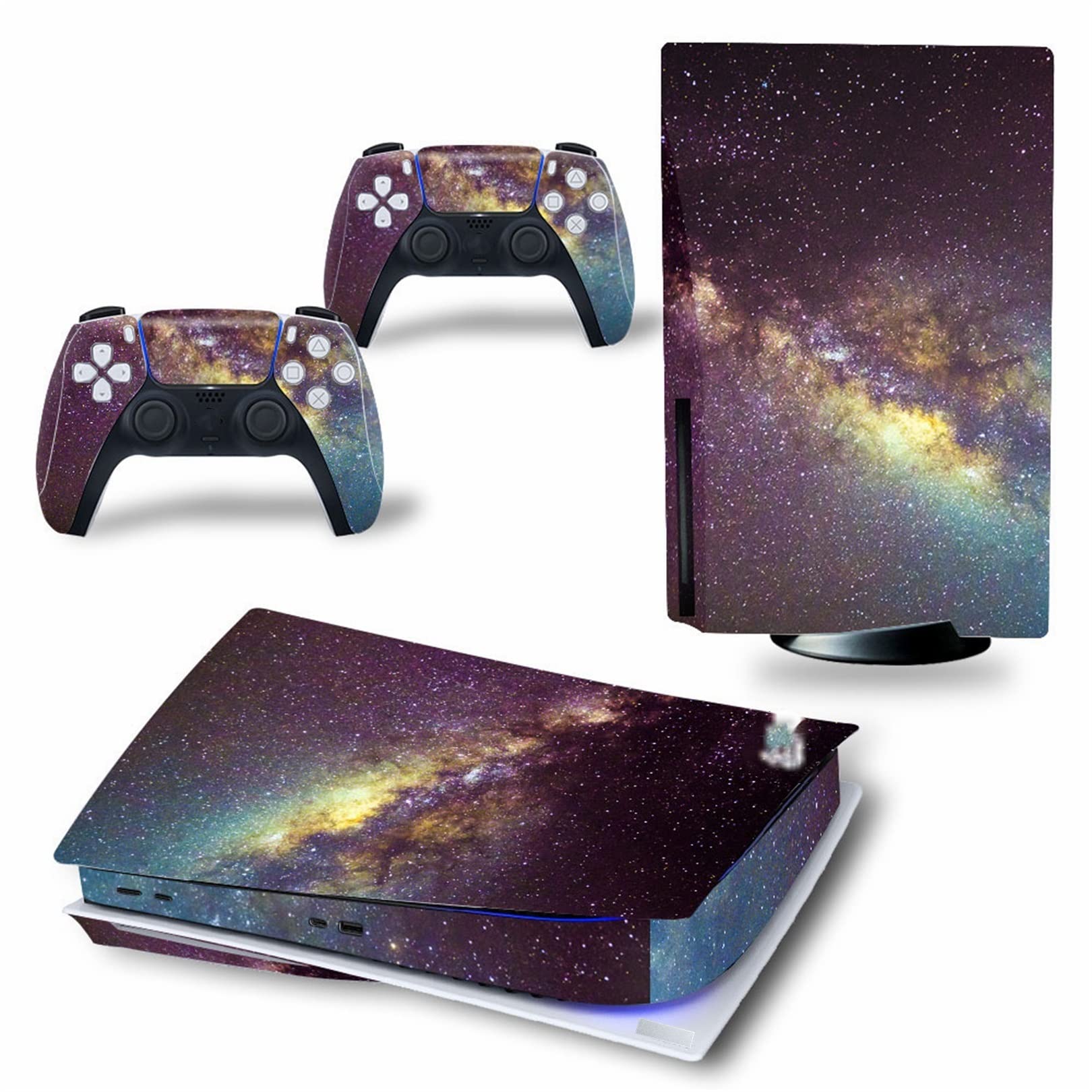 Top factory BUCEN for PS5 Skin Disc Edition & Digital Edition Console and Controller Vinyl Cover Skins Wraps Scratch Resistant, Compatible with for PS5 856826 Anti Scratch (Size : Digital Edition)