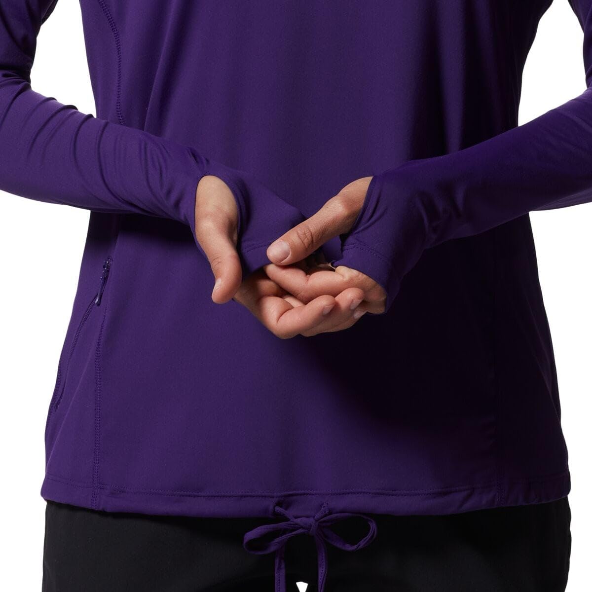 Mountain Hardwear Women's Crater Lake Long Sleeve Hoody, Zodiac, X-Large