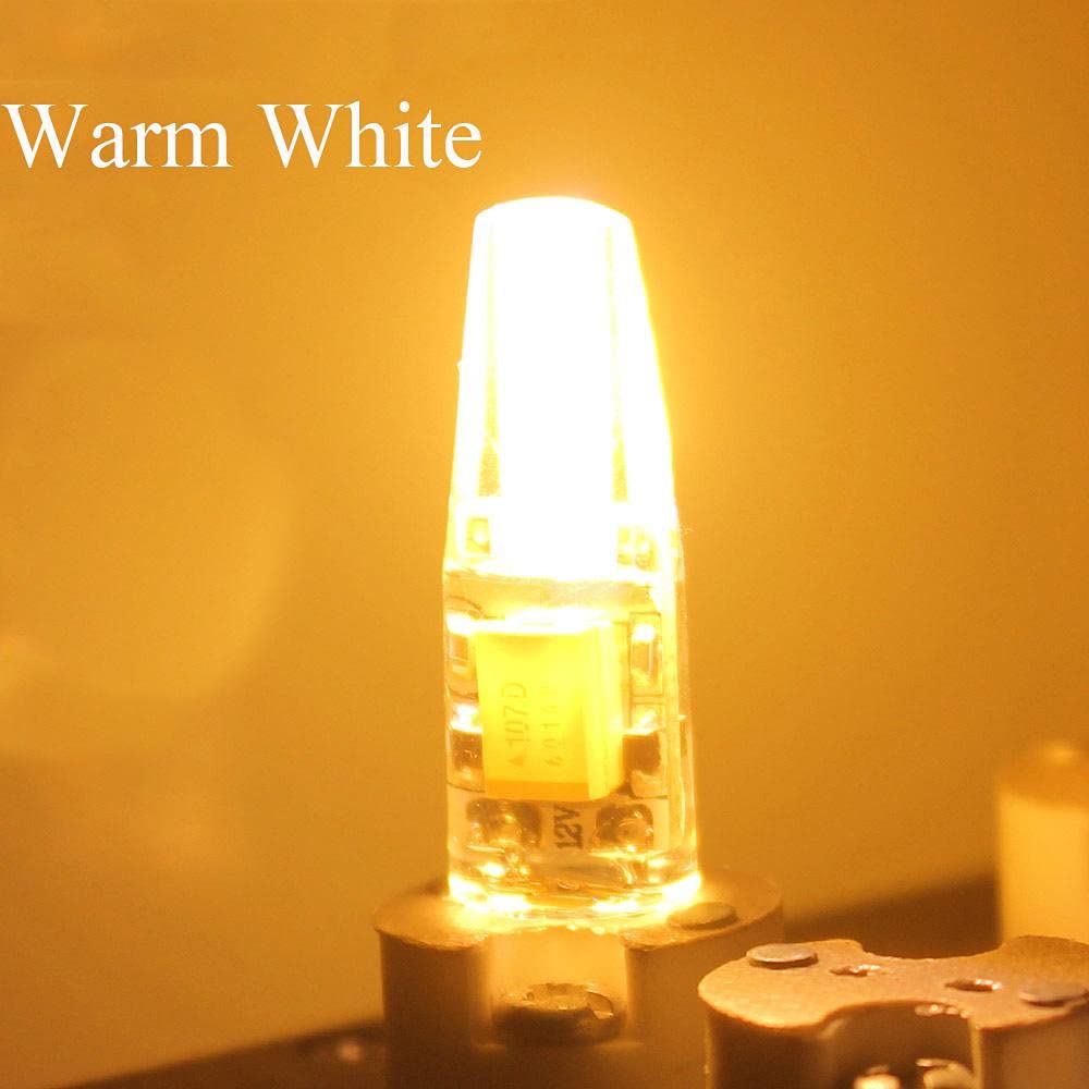 La Farah G4 LED Bulb 12V 2 Watt Bi-Pin Light Bulb Warm White 2700K Halogen G4 20W led Replacement -Pack of 6 (2W)