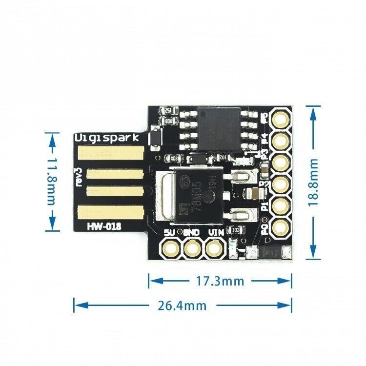 TAOZUYING 1pcs Digispark kickstarter Development Board ATTINY85 Module for USB