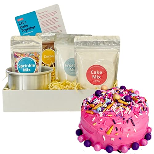 Kids' Cake Boxes - Complete Baking Kit (I Heart Unicorns)