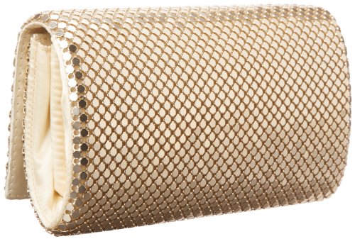 Jessica McClintock womens metal evening handbags, Light Gold, One Size US