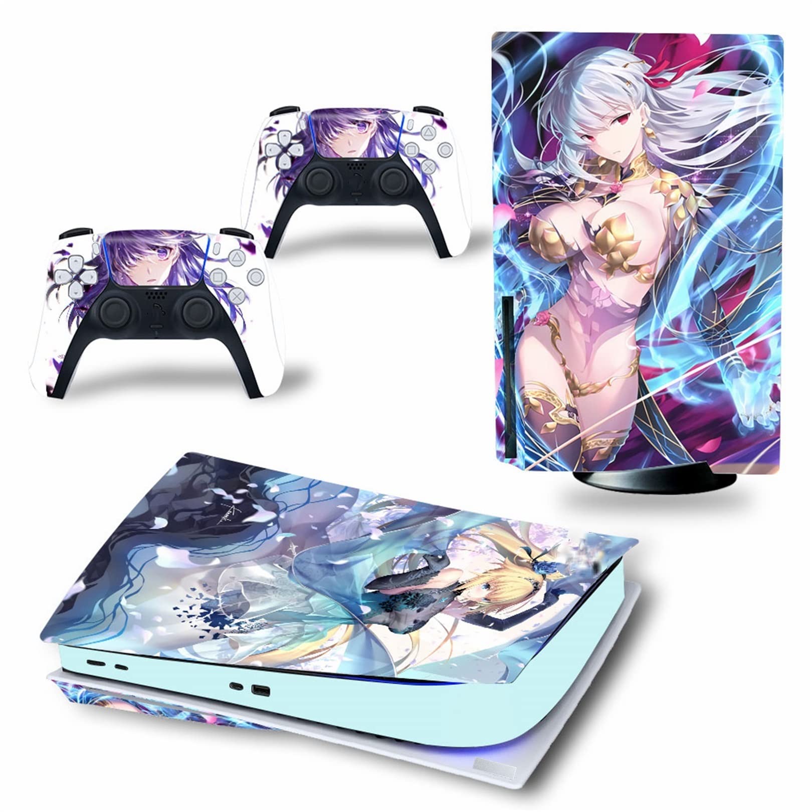 Top factory BUCEN for PS5 Skin Disc Edition & Digital Edition Console and Controller Vinyl Cover Skins Wraps Scratch Resistant, Compatible 62611 Anti Scratch (Size : Disc Version)
