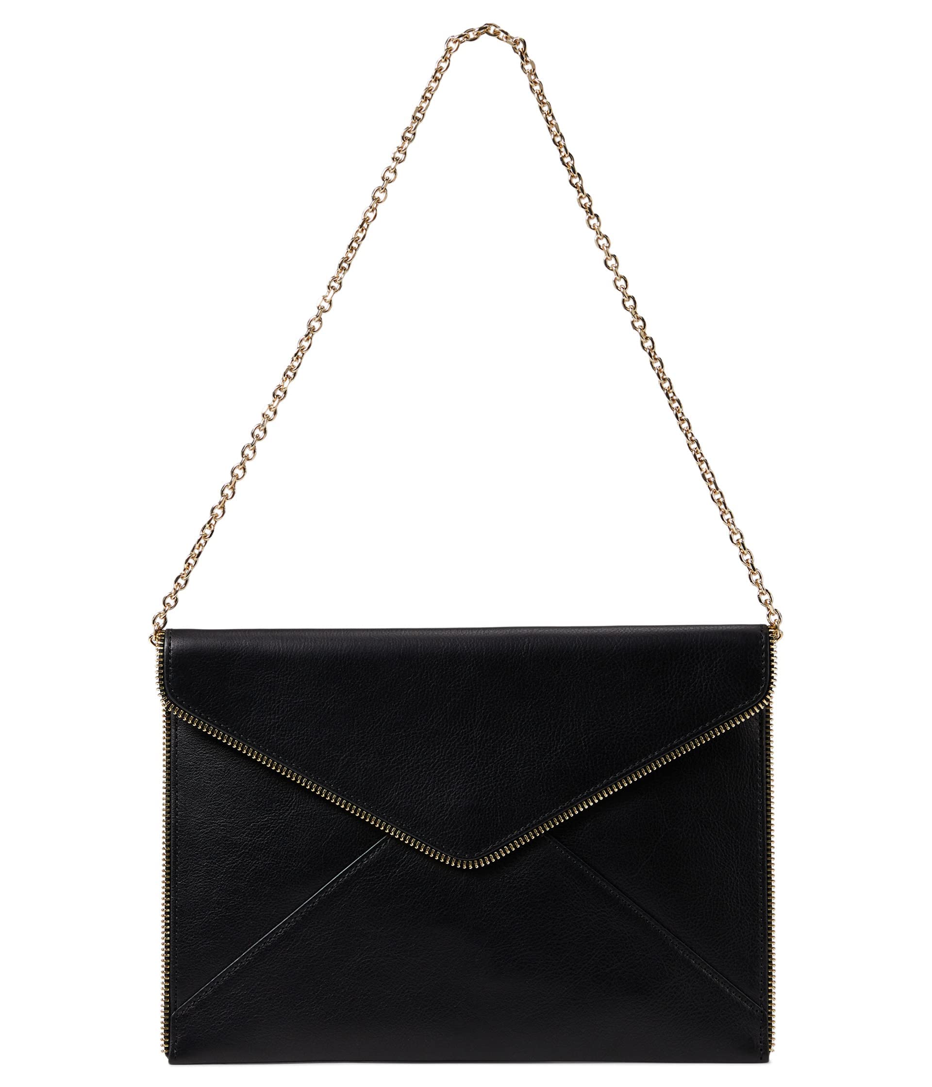 Rebecca Minkoff Leo Clutch w/Chain Strap Black 1 One Size