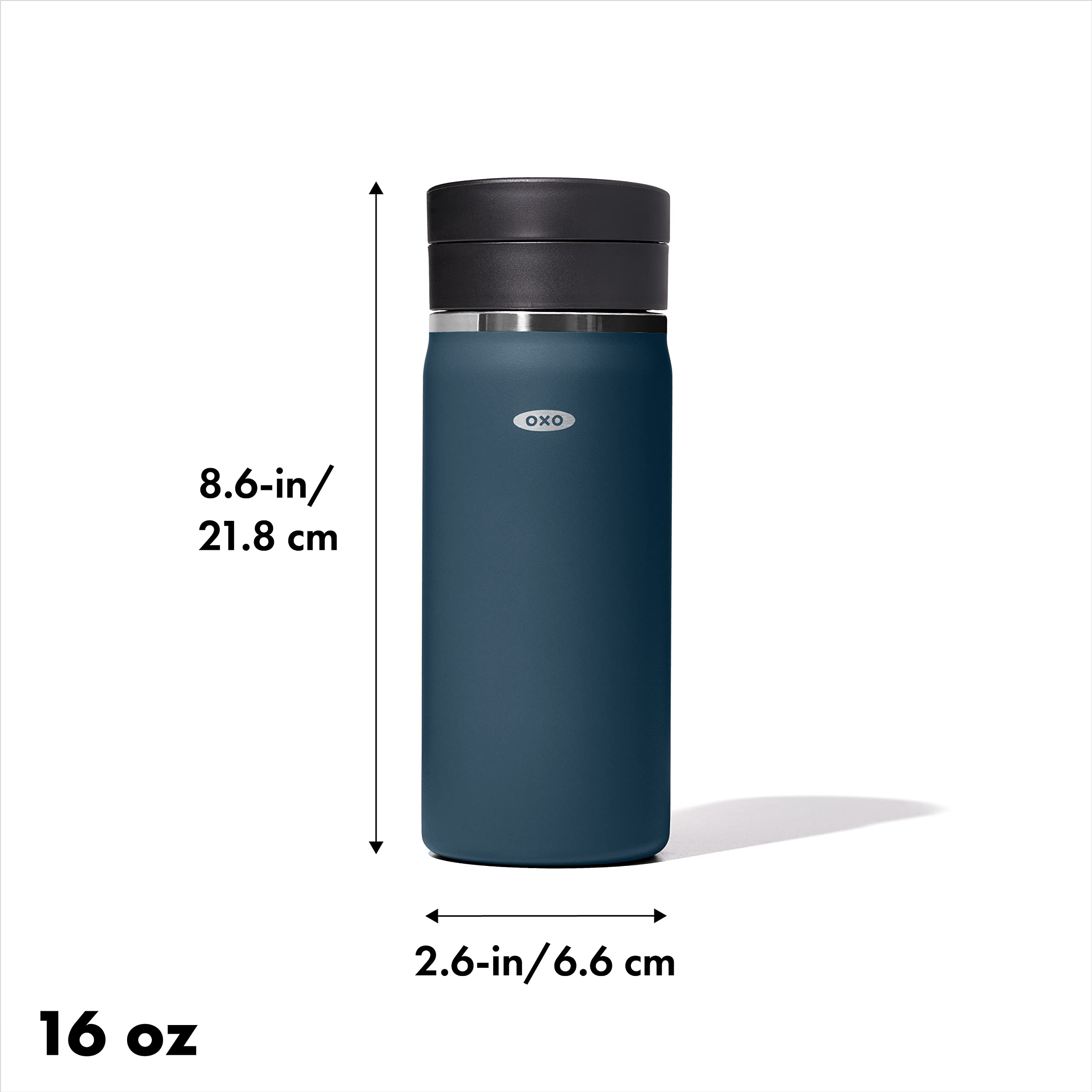 OXO Good Grips 16oz Travel Coffee Mug With Leakproof SimplyClean™ Lid - Dark Cobalt