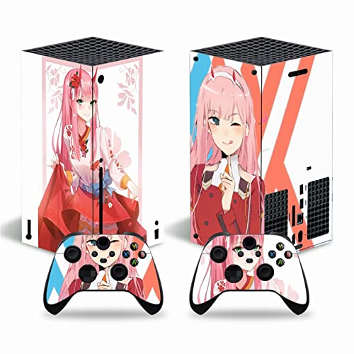 Top factory Skin Decal Protective Vinyl Skin Decal Cover for Series X Console Skins Wrap Sticker with Two Free Wireless Controller Decals 53165 Decal