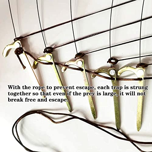 Professional Bird Trap for Chicken, Pheasant,Wild Duck, Partridge Mallard and Other Medium-Sized Birds Tying Birds' feet Won't Hurt Them