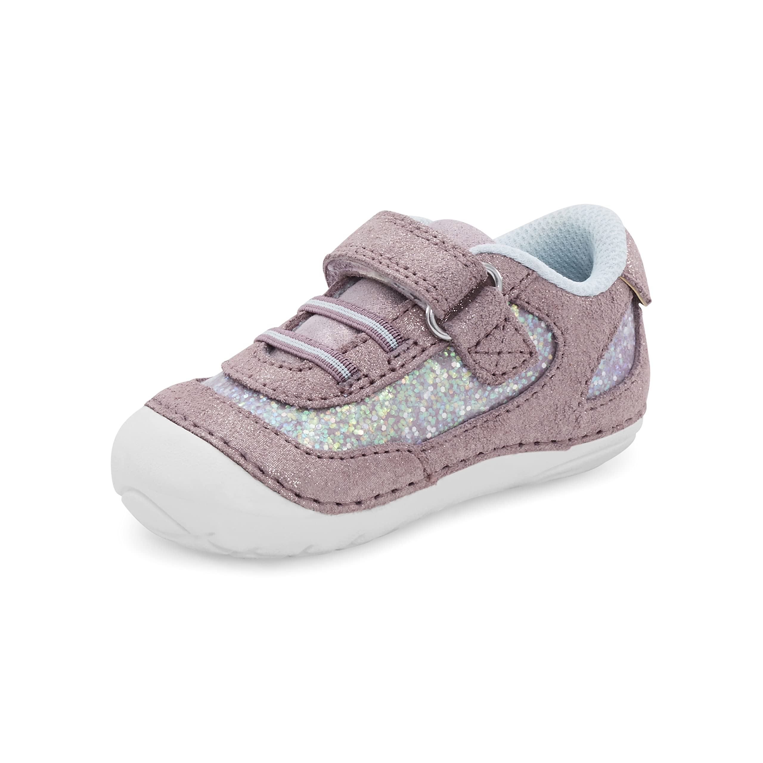 Stride Rite Baby Girls SM Jazzy Sneaker, Lavender Multi, 4 Infant