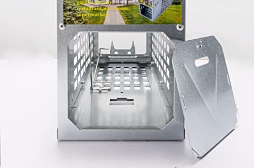 Joozer Humane Rat Trap That Work Live Mouse Trap Indoor Catch and Release Animal Cage Multi Large Bait Outdoor Reusable Chipmunk Mice Voles Rodent (1 Door 2pack)