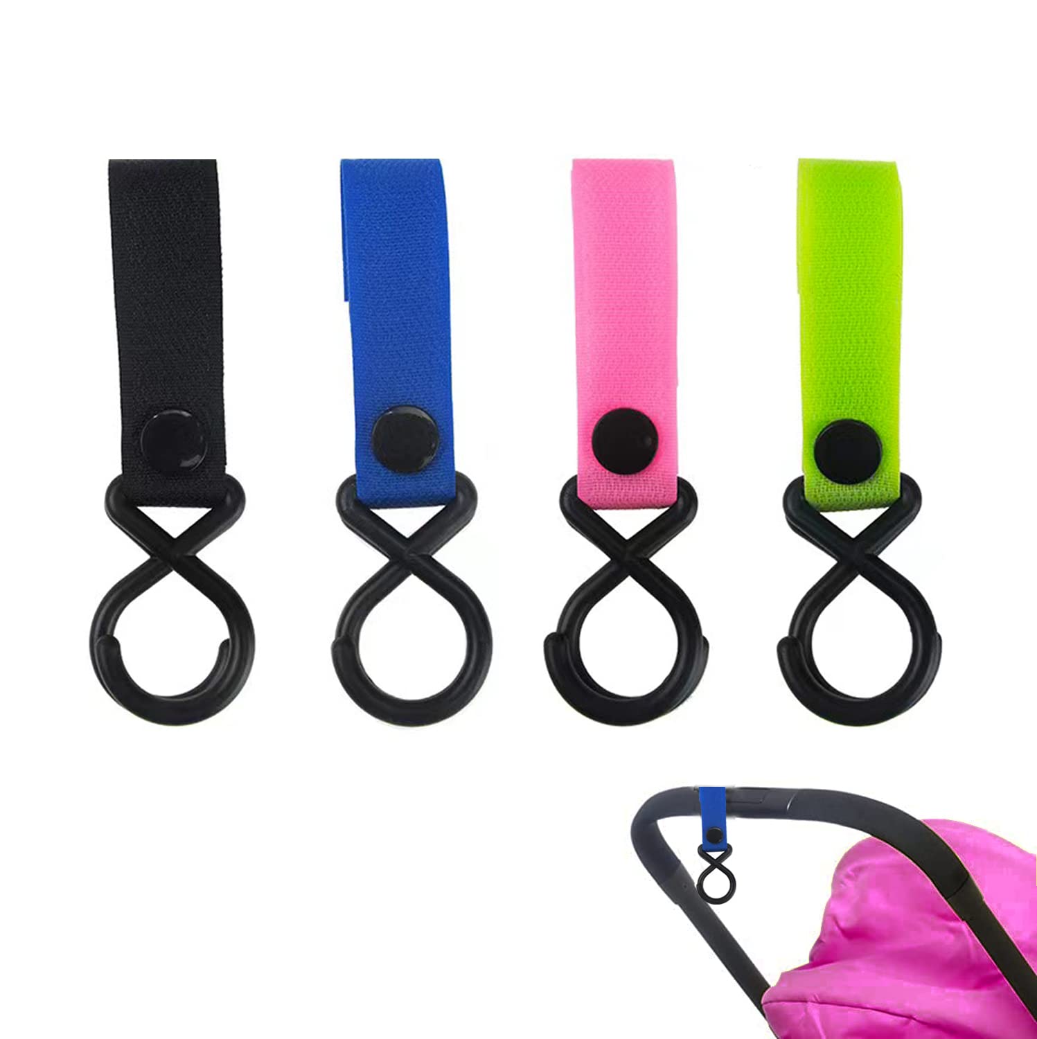 Stroller Bag Hooks, for Mommy Hanging Diaper Bags,Backpack,Stroller Accessories,Stroller Clips