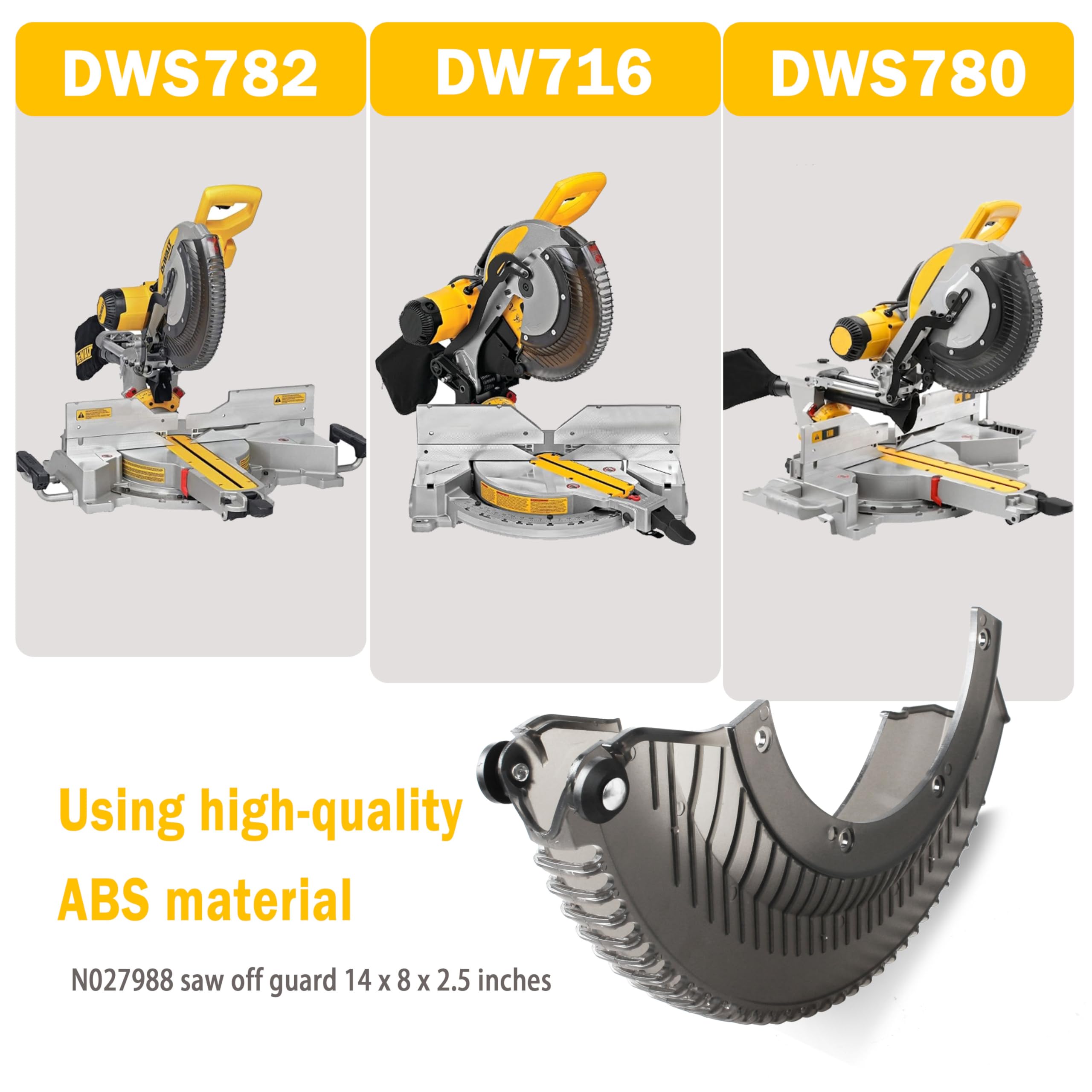 TOKDOOT N027988 lower guard miter saw replacement for dewalt dws780 dws779 dws780,dewalt protector,dewalt miter saw parts
