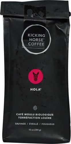 Kicking Horse Coffee, Hola, Light Roast, Ground, 10 oz